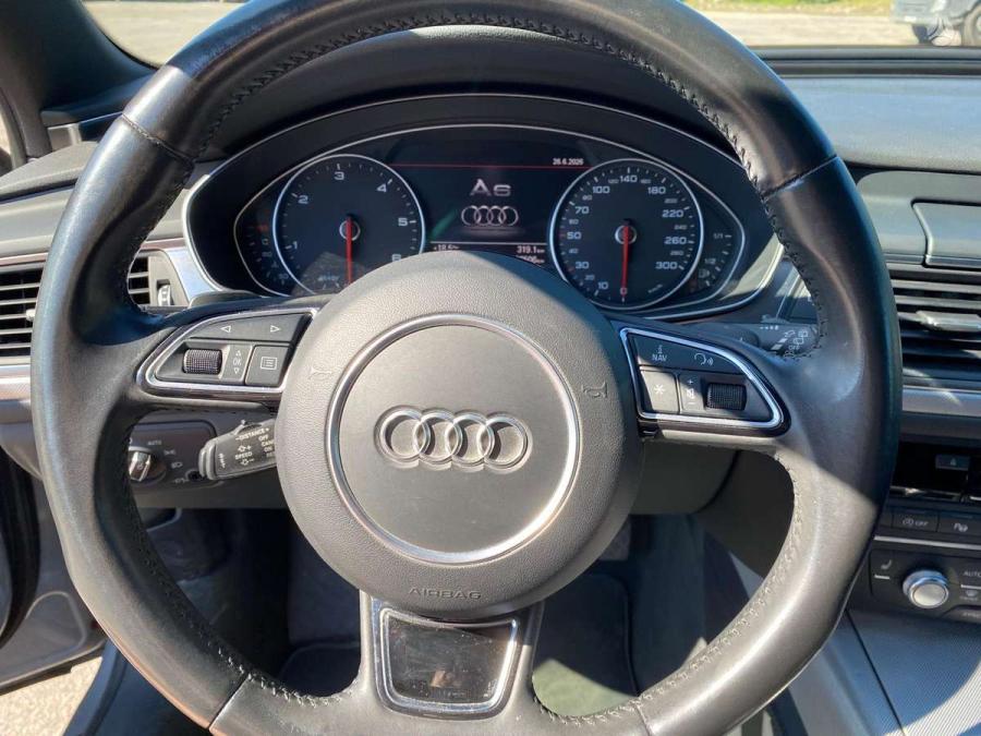 Grey Audi A6 2015 in Raseiniai, with an engine capacity of 1.97 L and mileage of 228 thousand km for 11300 €, photo 12 on AUTOMOTO.COM.LV