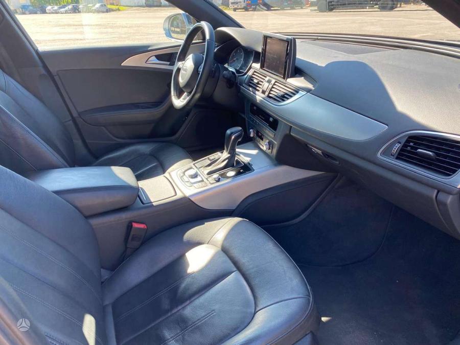 Grey Audi A6 2015 in Raseiniai, with an engine capacity of 1.97 L and mileage of 228 thousand km for 11300 €, photo 17 on AUTOMOTO.COM.LV