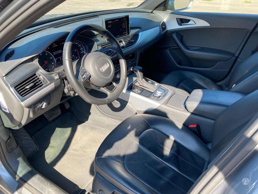 Grey Audi A6 2015 in Raseiniai, with an engine capacity of 1.97 L and mileage of 228 thousand km for 11300 €, photo 22 on AUTOMOTO.COM.LV