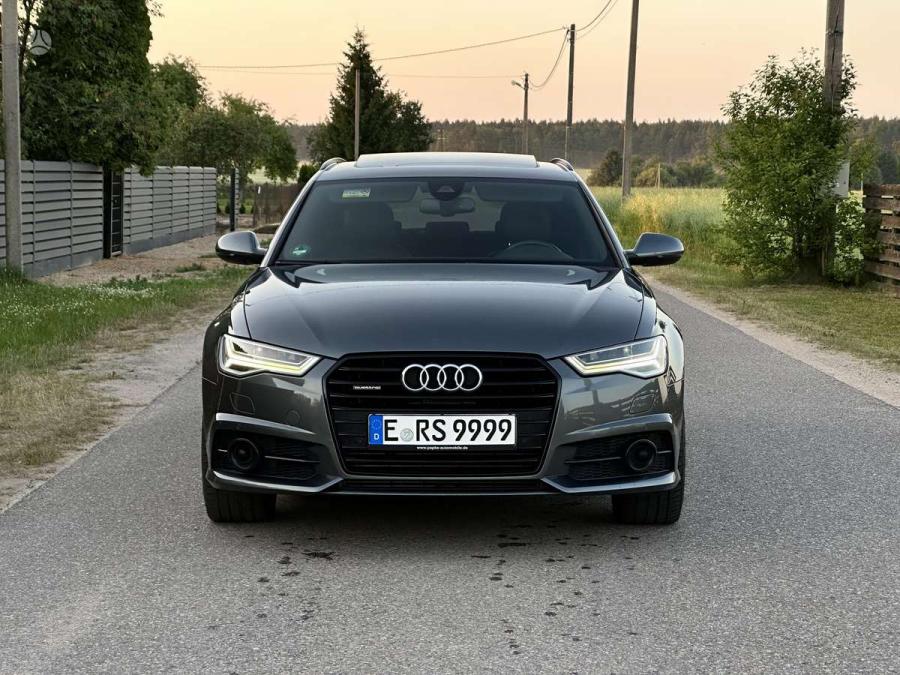 Grey Audi A6 2015 in Vilnius, with an engine capacity of 2.97 L and mileage of 215 thousand km for 18999 €, photo 1 on AUTOMOTO.COM.LV