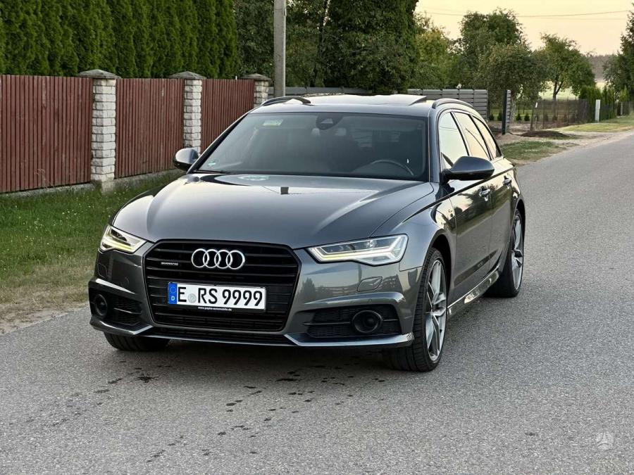 Grey Audi A6 2015 in Vilnius, with an engine capacity of 2.97 L and mileage of 215 thousand km for 18999 €, photo 3 on AUTOMOTO.COM.LV