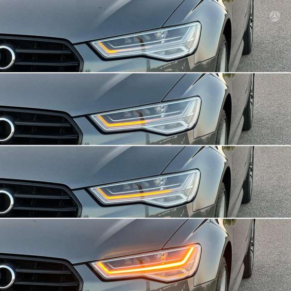 Grey Audi A6 2015 in Vilnius, with an engine capacity of 2.97 L and mileage of 215 thousand km for 18999 €, photo 3 on AUTOMOTO.COM.LV