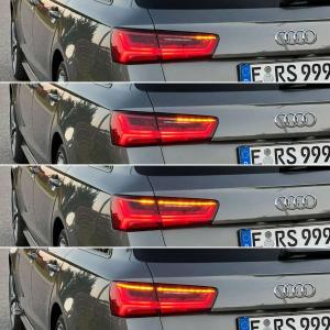 Grey Audi A6 2015 in Vilnius, with an engine capacity of 2.97 L and mileage of 215 thousand km for 18999 €, photo 9 on AUTOMOTO.COM.LV