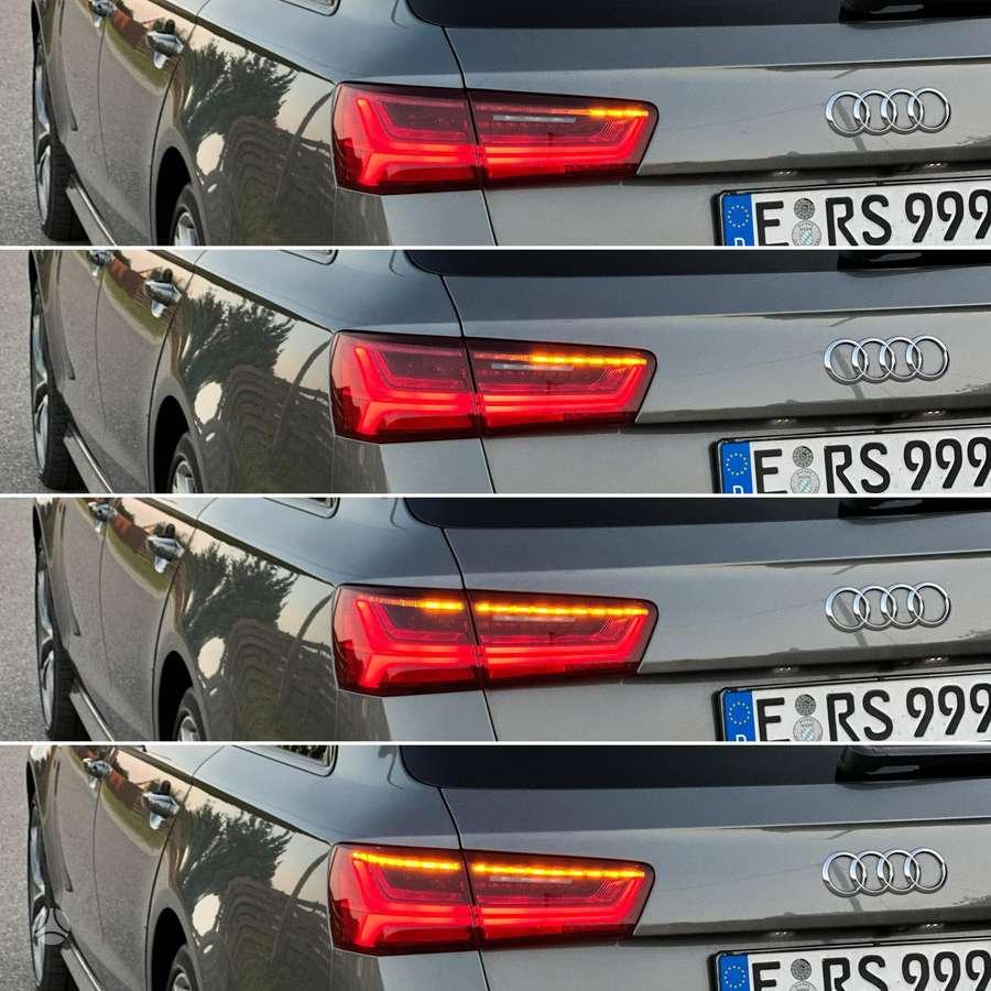 Grey Audi A6 2015 in Vilnius, with an engine capacity of 2.97 L and mileage of 215 thousand km for 18999 €, photo 9 on AUTOMOTO.COM.LV