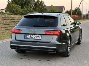 Grey Audi A6 2015 in Vilnius, with an engine capacity of 2.97 L and mileage of 215 thousand km for 18999 €, photo 15 on AUTOMOTO.COM.LV