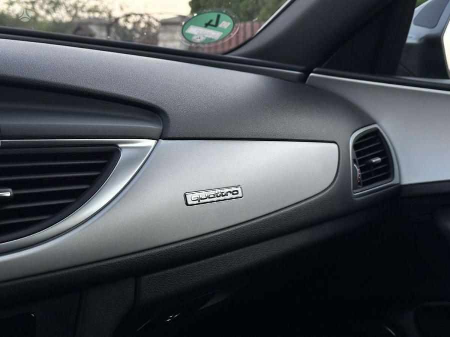 Grey Audi A6 2015 in Vilnius, with an engine capacity of 2.97 L and mileage of 215 thousand km for 18999 €, photo 57 on AUTOMOTO.COM.LV