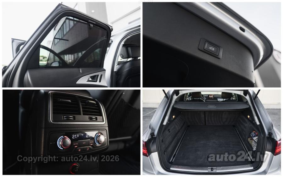 Grey Audi A6 2015 in Tallinn, with an engine capacity of 3.00 L and mileage of 228 thousand km for 12999 €, photo 13 on AUTOMOTO.COM.LV