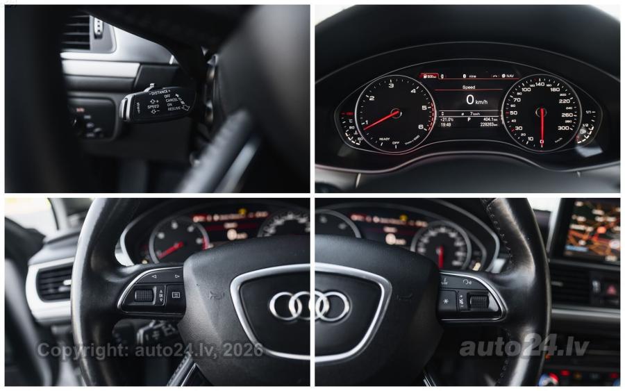 Grey Audi A6 2015 in Tallinn, with an engine capacity of 3.00 L and mileage of 228 thousand km for 12999 €, photo 18 on AUTOMOTO.COM.LV