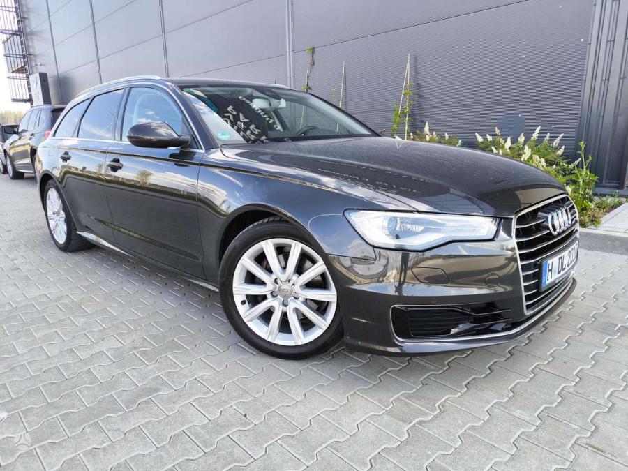 Pelēks Audi A6 2015 Viļņa, ar dzinēja tilpumu 1.97 L un nobraukumu 269 tūkst. km par 12500 €, foto 3 vietnē AUTOMOTO.COM.LV