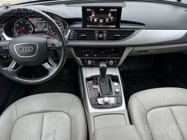Grey Audi A6 2015 in Rezekne, with an engine capacity of 3.00 L and mileage of 262 thousand km for 13900 €, photo 8 on AUTOMOTO.COM.LV