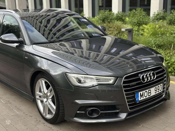 Pelēks Audi A6 2015 Viļņa, ar dzinēja tilpumu 2.97 L un nobraukumu 254 tūkst. km par 11800 €, foto 10 vietnē AUTOMOTO.COM.LV