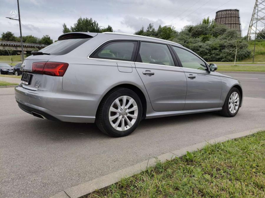Grey Audi A6 2015 in Kaunas, with an engine capacity of 1.97 L and mileage of 235 thousand km for 10950 €, photo 5 on AUTOMOTO.COM.LV