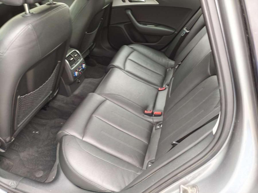 Grey Audi A6 2015 in Kaunas, with an engine capacity of 1.97 L and mileage of 235 thousand km for 10950 €, photo 10 on AUTOMOTO.COM.LV