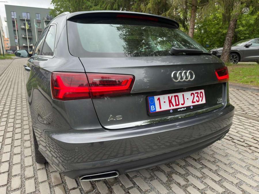 Grey Audi A6 2015 in Vilnius, with an engine capacity of 1.97 L and mileage of 271 thousand km for 12900 €, photo 6 on AUTOMOTO.COM.LV