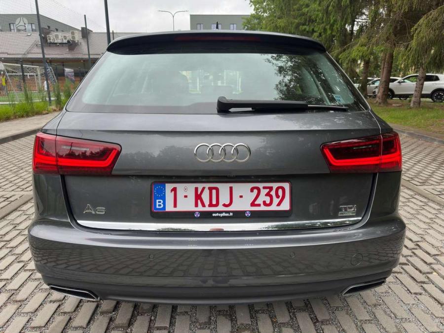 Grey Audi A6 2015 in Vilnius, with an engine capacity of 1.97 L and mileage of 271 thousand km for 12900 €, photo 8 on AUTOMOTO.COM.LV