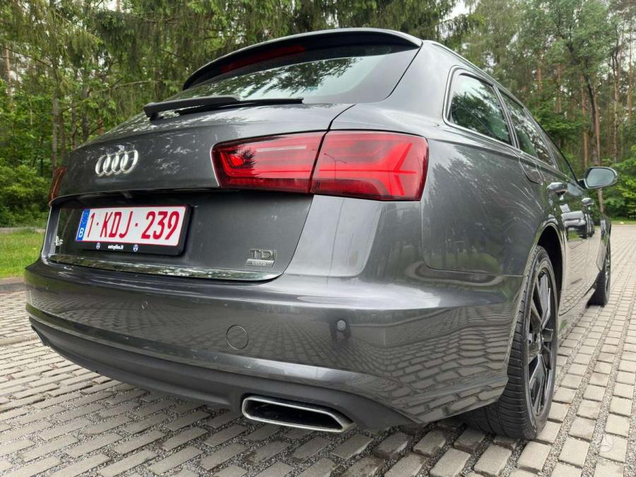 Grey Audi A6 2015 in Vilnius, with an engine capacity of 1.97 L and mileage of 271 thousand km for 12900 €, photo 9 on AUTOMOTO.COM.LV