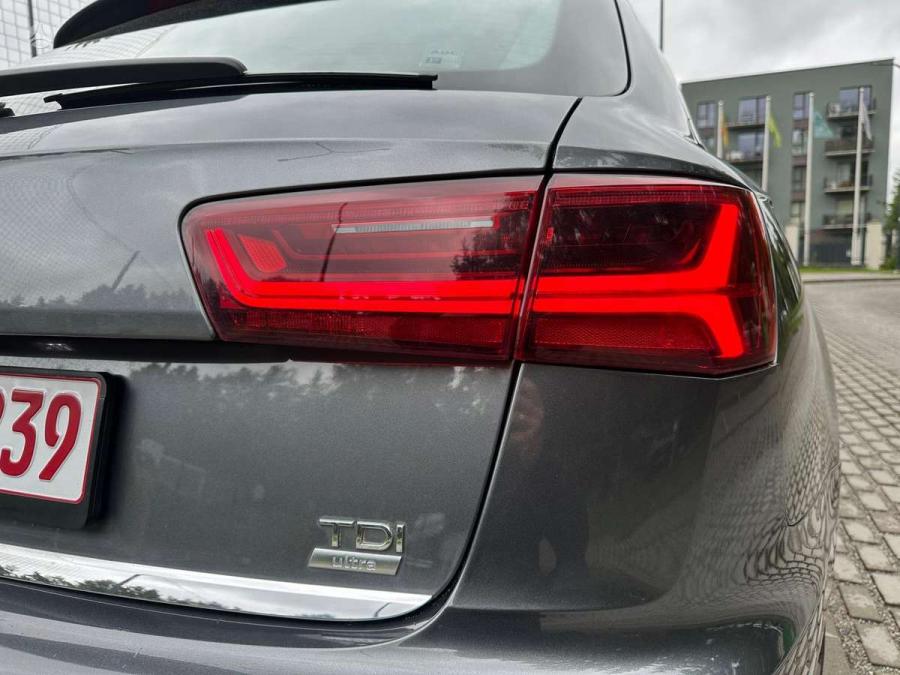 Grey Audi A6 2015 in Vilnius, with an engine capacity of 1.97 L and mileage of 271 thousand km for 12900 €, photo 17 on AUTOMOTO.COM.LV