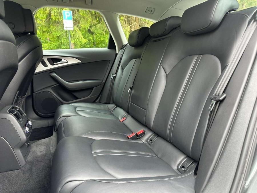Grey Audi A6 2015 in Vilnius, with an engine capacity of 1.97 L and mileage of 271 thousand km for 12900 €, photo 30 on AUTOMOTO.COM.LV