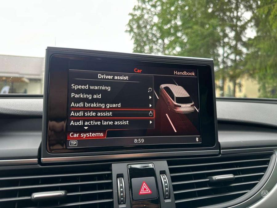 Grey Audi A6 2015 in Vilnius, with an engine capacity of 1.97 L and mileage of 271 thousand km for 12900 €, photo 38 on AUTOMOTO.COM.LV