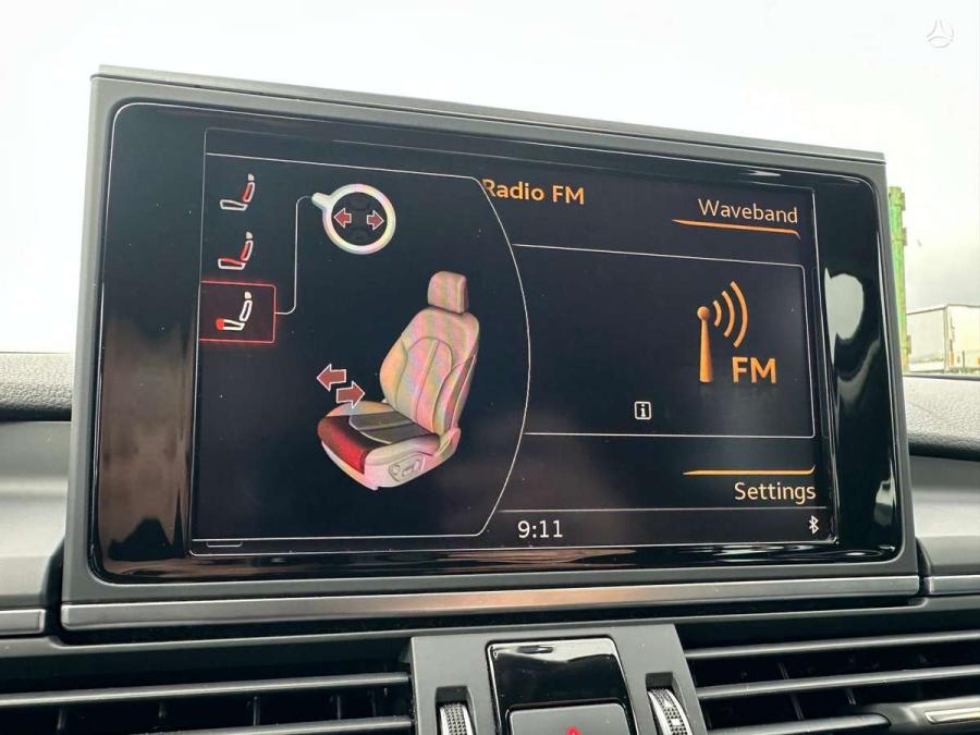 Grey Audi A6 2015 in Vilnius, with an engine capacity of 1.97 L and mileage of 271 thousand km for 12900 €, photo 39 on AUTOMOTO.COM.LV
