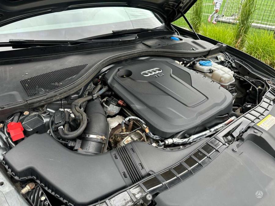 Grey Audi A6 2015 in Vilnius, with an engine capacity of 1.97 L and mileage of 271 thousand km for 12900 €, photo 48 on AUTOMOTO.COM.LV