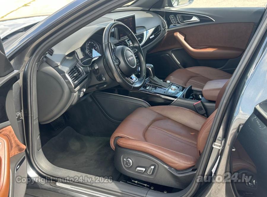 Grey Audi A6 2015 in Tartu, with an engine capacity of 3.00 L and mileage of 338 thousand km for 17950 €, photo 5 on AUTOMOTO.COM.LV