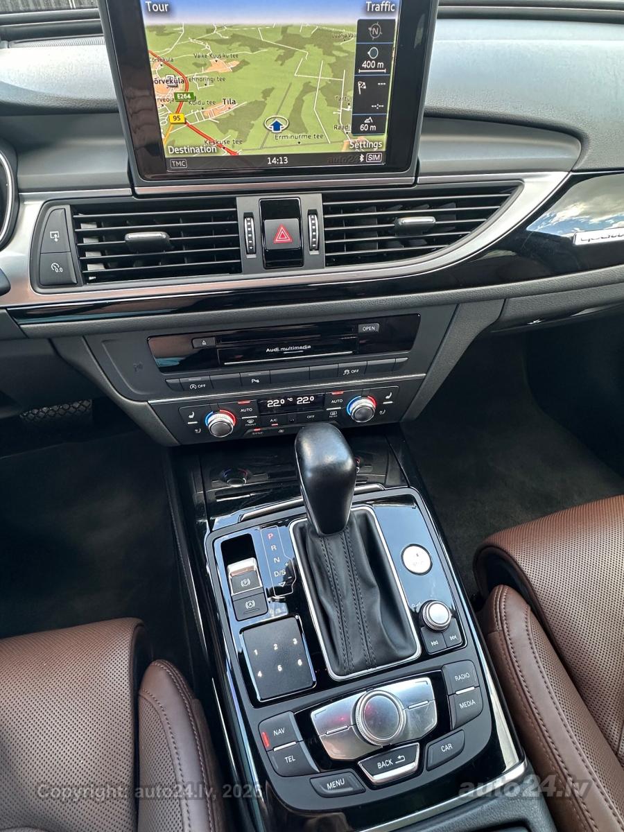 Grey Audi A6 2015 in Tartu, with an engine capacity of 3.00 L and mileage of 338 thousand km for 17950 €, photo 14 on AUTOMOTO.COM.LV