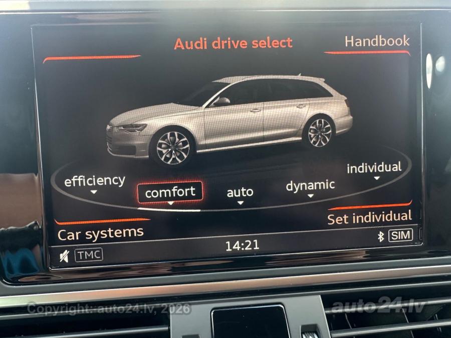 Grey Audi A6 2015 in Tartu, with an engine capacity of 3.00 L and mileage of 338 thousand km for 17950 €, photo 20 on AUTOMOTO.COM.LV