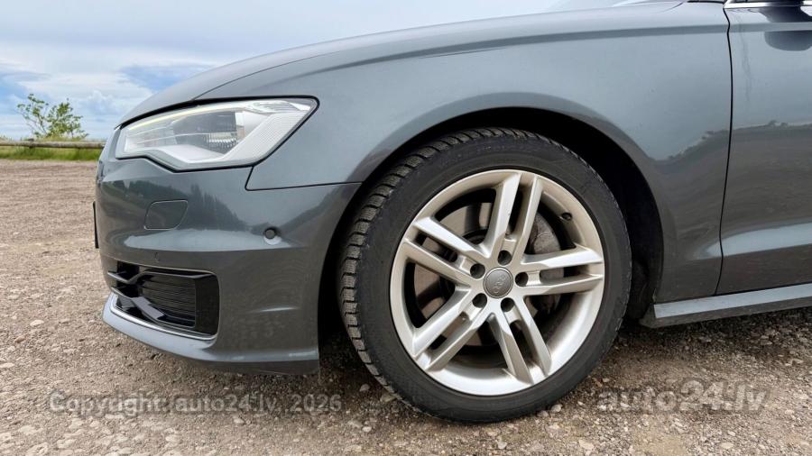 Grey Audi A6 2015 in Tallinn, with an engine capacity of 3.00 L and mileage of 358 thousand km for 14999 €, photo 7 on AUTOMOTO.COM.LV