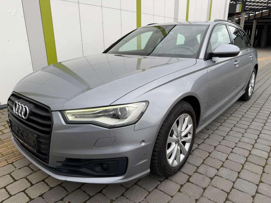 Grey Audi A6 2015 in Raseiniai, with an engine capacity of 1.97 L and mileage of 229 thousand km for 11300 €, photo 1 on AUTOMOTO.COM.LV