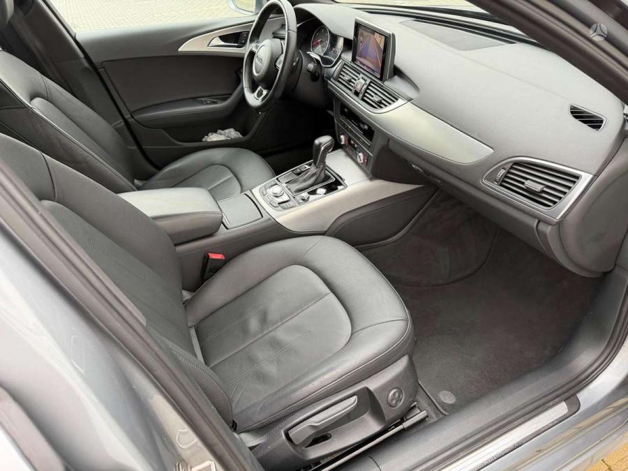 Grey Audi A6 2015 in Raseiniai, with an engine capacity of 1.97 L and mileage of 229 thousand km for 11300 €, photo 11 on AUTOMOTO.COM.LV