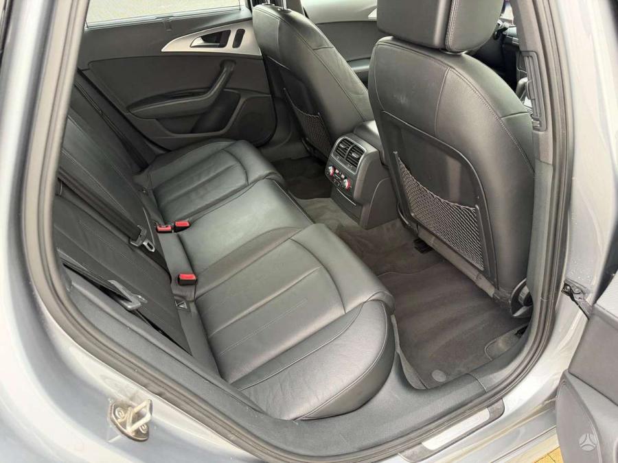 Grey Audi A6 2015 in Raseiniai, with an engine capacity of 1.97 L and mileage of 229 thousand km for 11300 €, photo 16 on AUTOMOTO.COM.LV