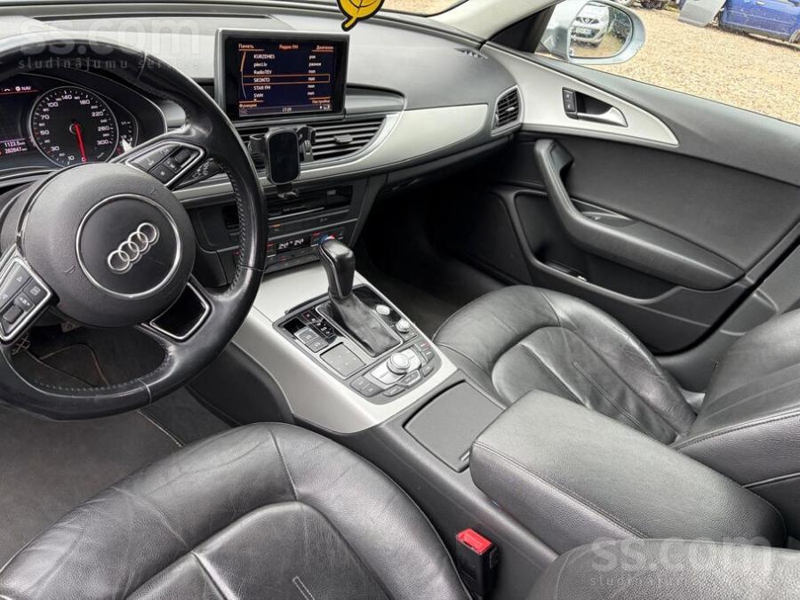 Grey Audi A6 2015 in Talsi, with an engine capacity of 2.00 L and mileage of 278 thousand km for 9900 €, photo 5 on AUTOMOTO.COM.LV