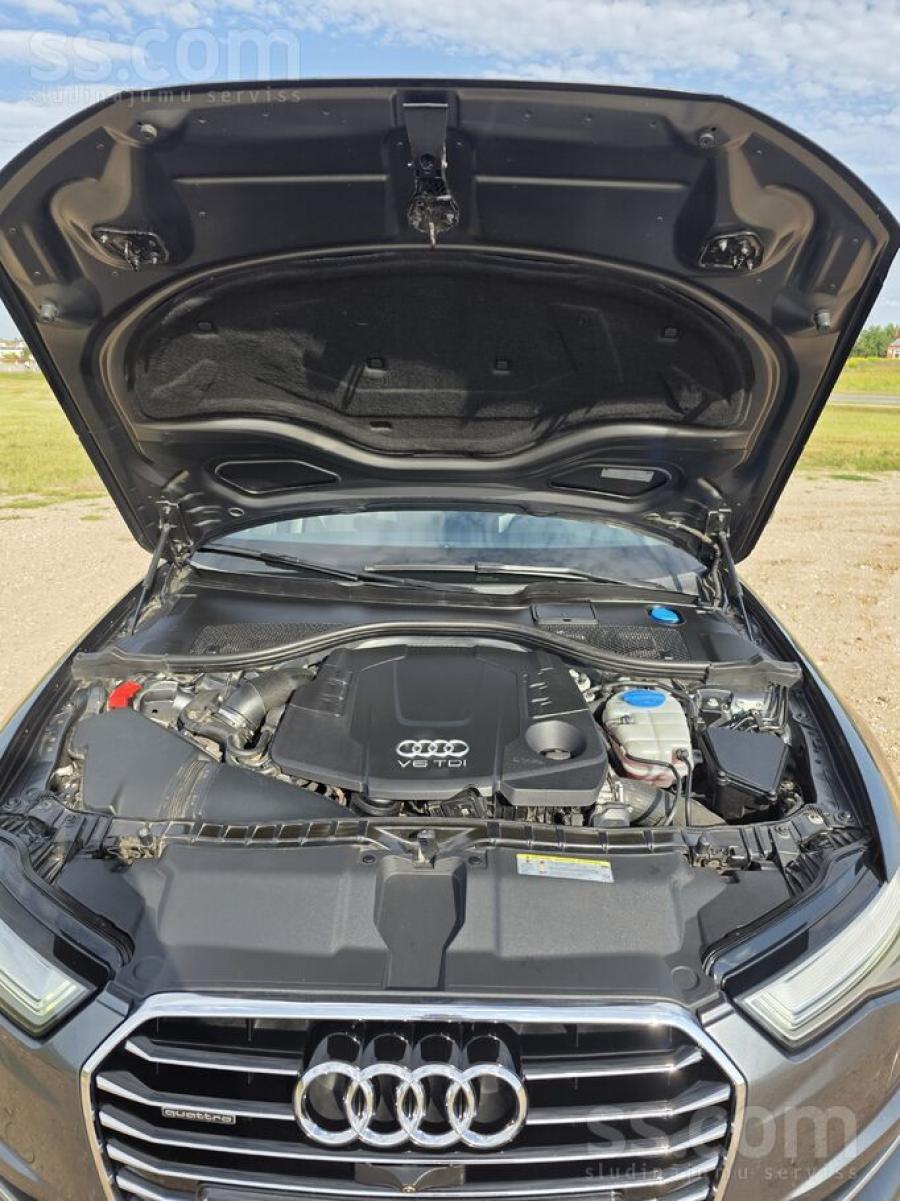 Grey Audi A6 2015 in Daugavpils, with an engine capacity of 3.00 L and mileage of 249 thousand km for 13690 €, photo 5 on AUTOMOTO.COM.LV