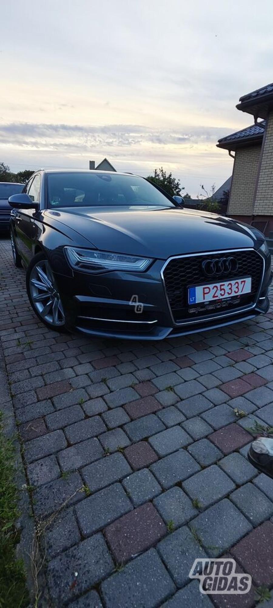 Pelēks Audi A6 2015 Viļņa, ar dzinēja tilpumu 3.00 L un nobraukumu 267 tūkst. km par 14500 €, foto 1 vietnē AUTOMOTO.COM.LV