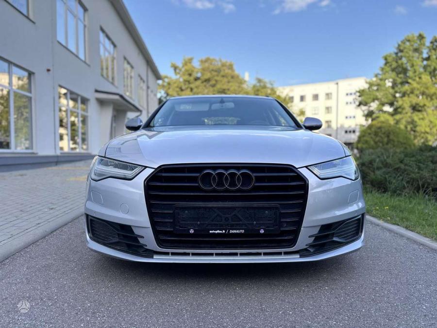 Pelēks Audi A6 2015 Kauņa, ar dzinēja tilpumu 1.97 L un nobraukumu 210 tūkst. km par 13700 €, foto 4 vietnē AUTOMOTO.COM.LV
