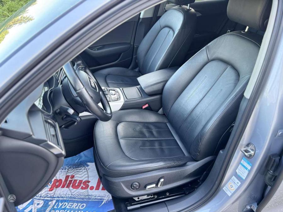 Pelēks Audi A6 2015 Kauņa, ar dzinēja tilpumu 1.97 L un nobraukumu 210 tūkst. km par 13700 €, foto 22 vietnē AUTOMOTO.COM.LV