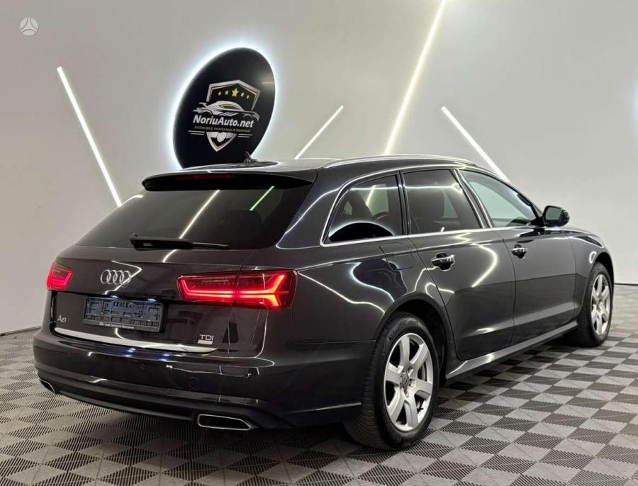 Pelēks Audi A6 2015 Marijampole, ar dzinēja tilpumu 1.97 L un nobraukumu 214 tūkst. km par 12750 €, foto 28 vietnē AUTOMOTO.COM.LV