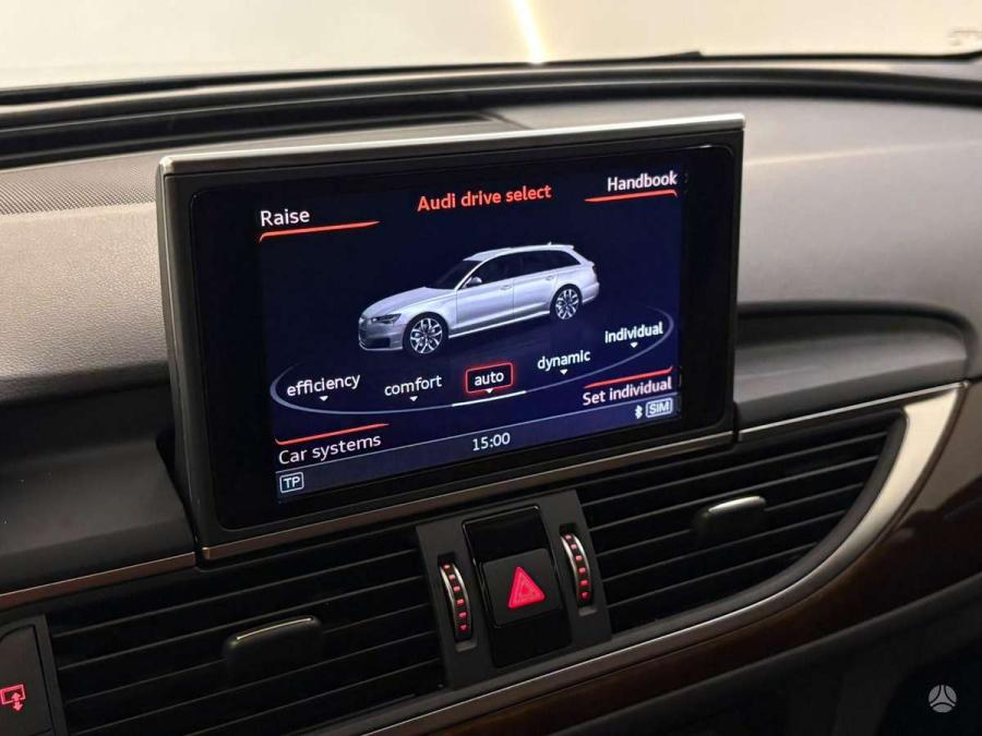 Grey Audi A6 2015 in Marijampole, with an engine capacity of 2.97 L and mileage of 265 thousand km for 13999 €, photo 7 on AUTOMOTO.COM.LV