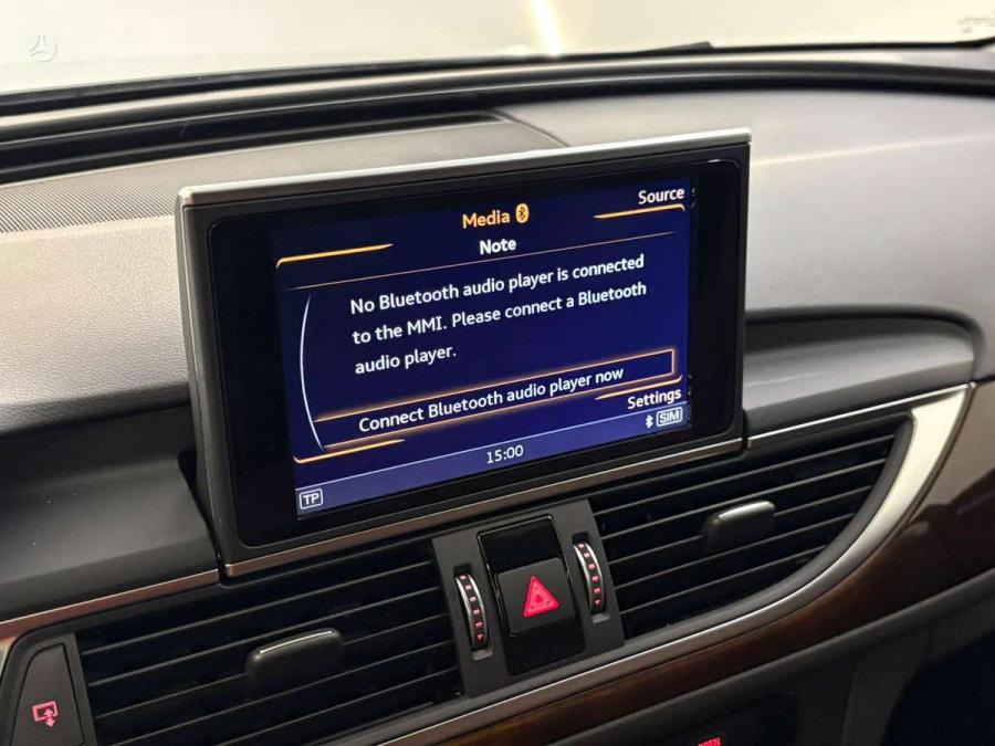 Grey Audi A6 2015 in Marijampole, with an engine capacity of 2.97 L and mileage of 265 thousand km for 13999 €, photo 8 on AUTOMOTO.COM.LV