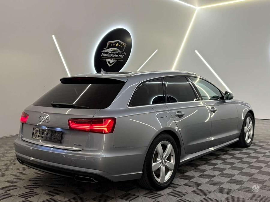 Grey Audi A6 2015 in Marijampole, with an engine capacity of 2.97 L and mileage of 265 thousand km for 13999 €, photo 22 on AUTOMOTO.COM.LV
