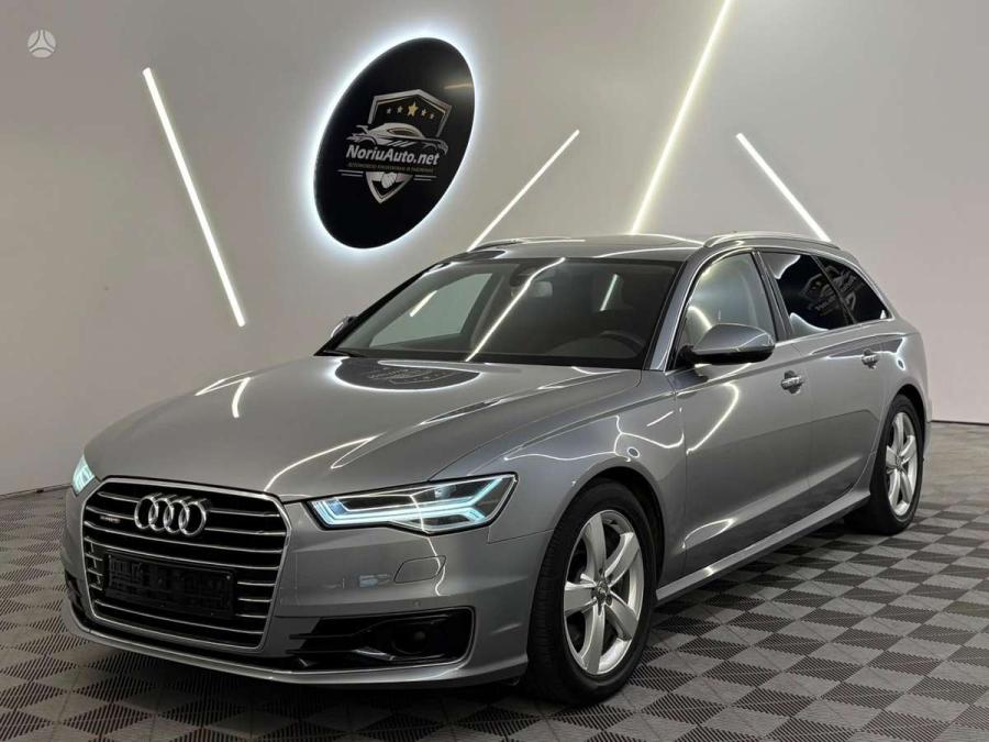 Grey Audi A6 2015 in Marijampole, with an engine capacity of 2.97 L and mileage of 265 thousand km for 13999 €, photo 26 on AUTOMOTO.COM.LV