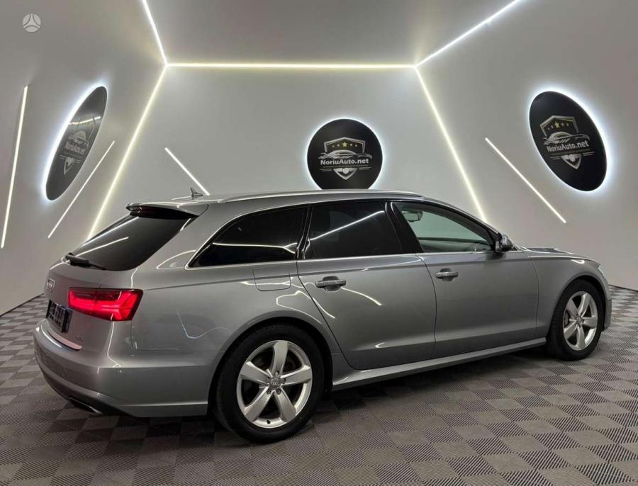 Grey Audi A6 2015 in Marijampole, with an engine capacity of 2.97 L and mileage of 265 thousand km for 13999 €, photo 27 on AUTOMOTO.COM.LV