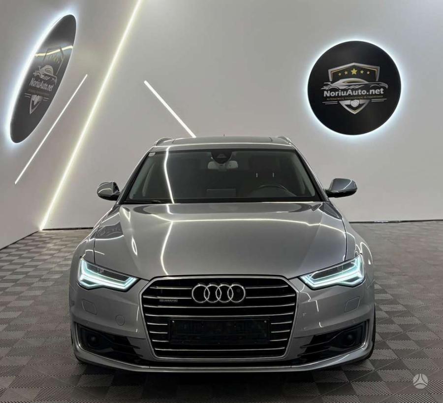 Grey Audi A6 2015 in Marijampole, with an engine capacity of 2.97 L and mileage of 265 thousand km for 13999 €, photo 30 on AUTOMOTO.COM.LV