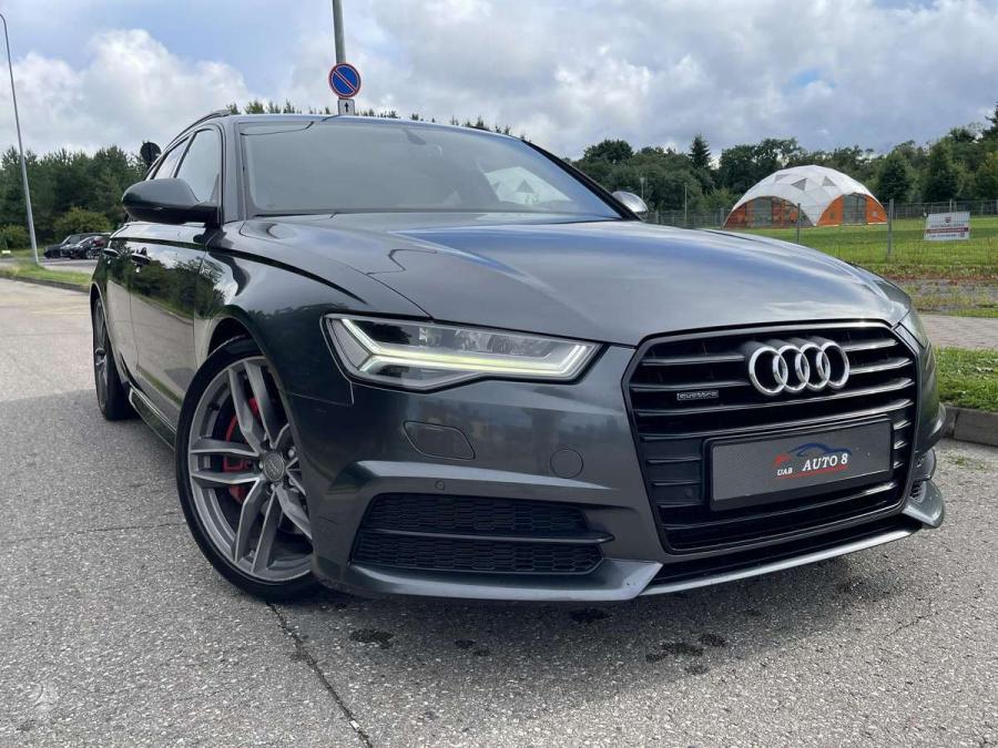Grey Audi A6 2015 in Vilnius, with an engine capacity of 3.00 L and mileage of 239 thousand km for 17950 €, photo 4 on AUTOMOTO.COM.LV