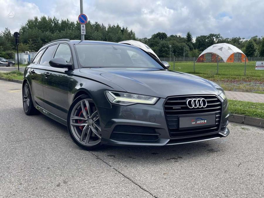 Grey Audi A6 2015 in Vilnius, with an engine capacity of 3.00 L and mileage of 239 thousand km for 17950 €, photo 5 on AUTOMOTO.COM.LV