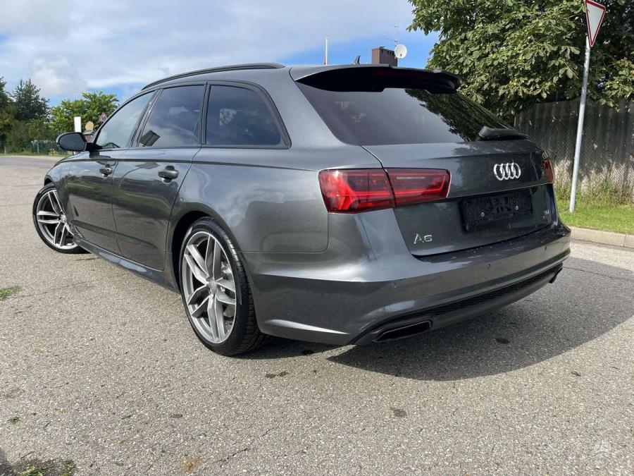 Grey Audi A6 2015 in Vilnius, with an engine capacity of 3.00 L and mileage of 239 thousand km for 17950 €, photo 7 on AUTOMOTO.COM.LV