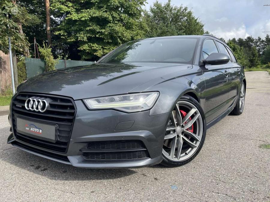Grey Audi A6 2015 in Vilnius, with an engine capacity of 3.00 L and mileage of 239 thousand km for 17950 €, photo 11 on AUTOMOTO.COM.LV
