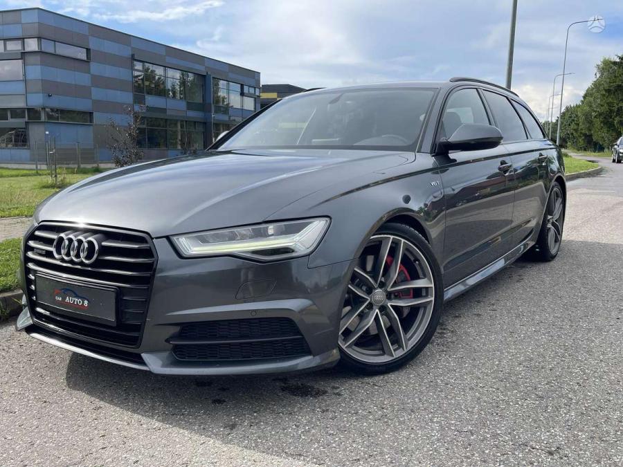 Grey Audi A6 2015 in Vilnius, with an engine capacity of 3.00 L and mileage of 239 thousand km for 17950 €, photo 19 on AUTOMOTO.COM.LV