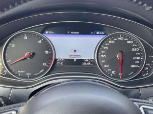 Grey Audi A6 2015 in Vilnius, with an engine capacity of 3.00 L and mileage of 239 thousand km for 17950 €, photo 21 on AUTOMOTO.COM.LV